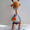 Crochet Pattern Cute Giraffe Melvin Doll PDF - Etsy