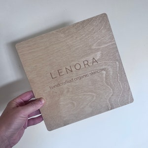 Logo Sign Engraved Wood, Square, Circle, Hanging Sign, Tabletop Sign ...