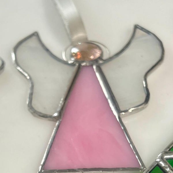 Simple Stained Glass Pattern of Angel, Christmas Decoration for All ...