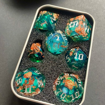 New Arrivals Liquid Core Dice Set , Dnd Dice Set Liquid Core for Dnd ...