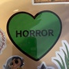 Horror Heart Die Cut Sticker - Etsy