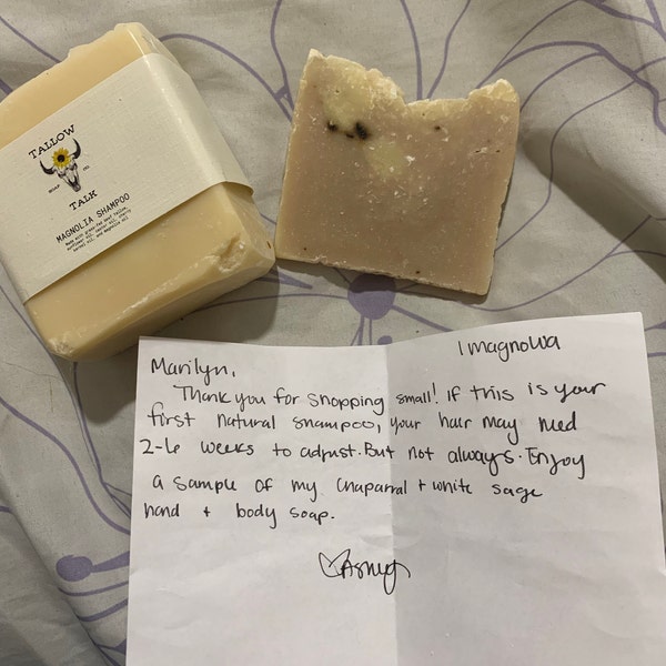 Lamb Tallow + Citrus Shampoo Bar - Etsy