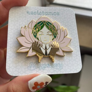 Hnk Land of the Lustrous Phos Translucent Enamel Pin - Etsy