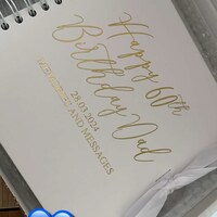 Personalised 21st Birthday Guestbook, 21st Scrapbook, Birthday Memory ...