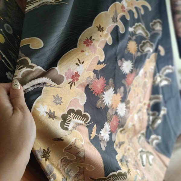 Ninja Kimono/ Kimono Haori for NINJA/ for YASUKE/ Authentic Kimono for ...