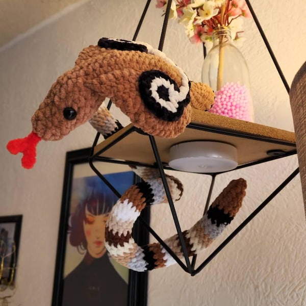 Crochet Pattern Snake and Cobra - SET 2 in 1 PDF Tutorial - Amigurumi ...