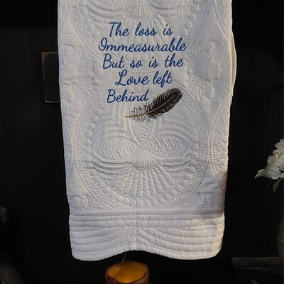 Loss is Immeasurable Sympathy Memory Machine Embroidery Design Instant ...