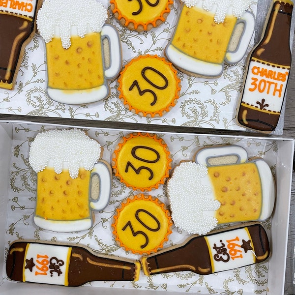 Custom Beer Themed Cookies - Etsy