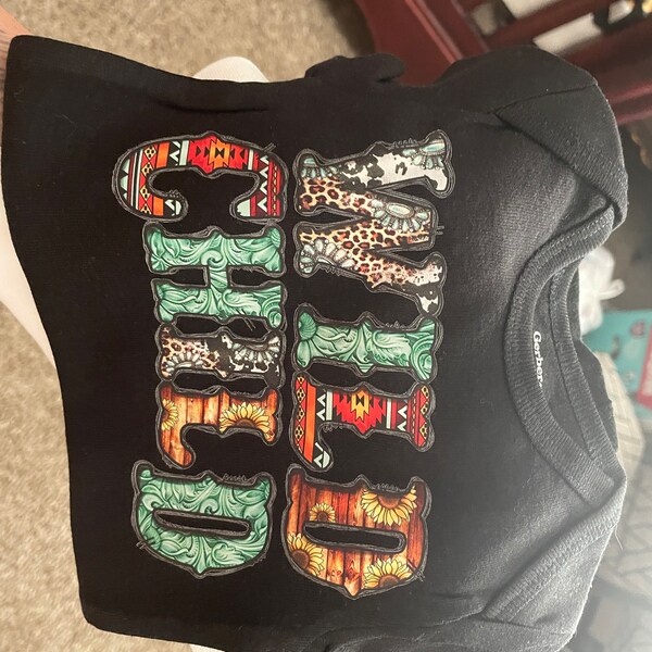 Wild Child Western Aztec Transfer Ready to Press Transfer-dtf Transfer ...