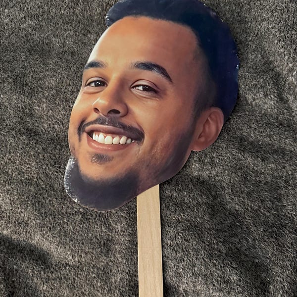 Custom Heads on a Garland Face on Banner Custom Birthday Wall Hang ...