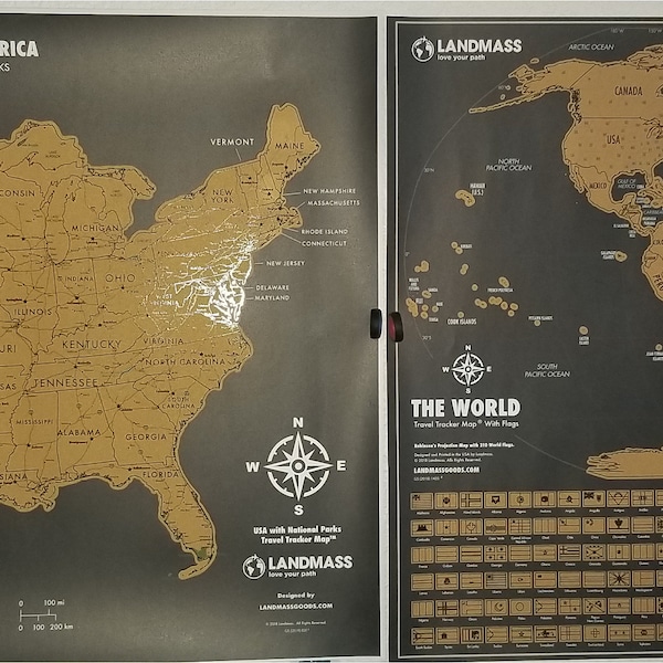 Scratch off World Map, Travel Tracker Map, World Map Poster, Traveler ...