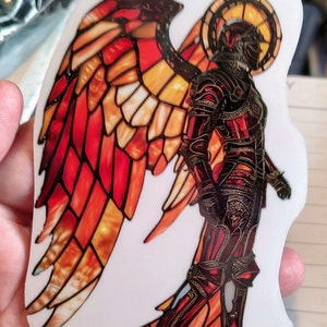 Werewolf Stained Glass Window Cling Werewolf Window Film Werewolf ...