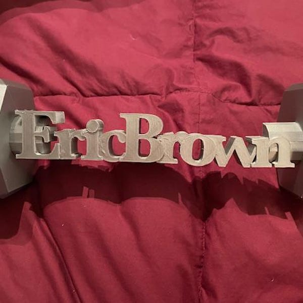 Personalized Full Size Dumbbell - Etsy