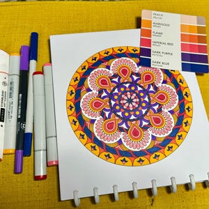 Money Mandala - Adult Coloring Pages - Instant Download - Printables ...