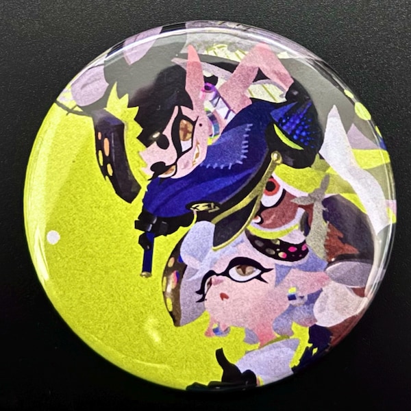 Splatoon Pin Buttons 2.25" - Etsy