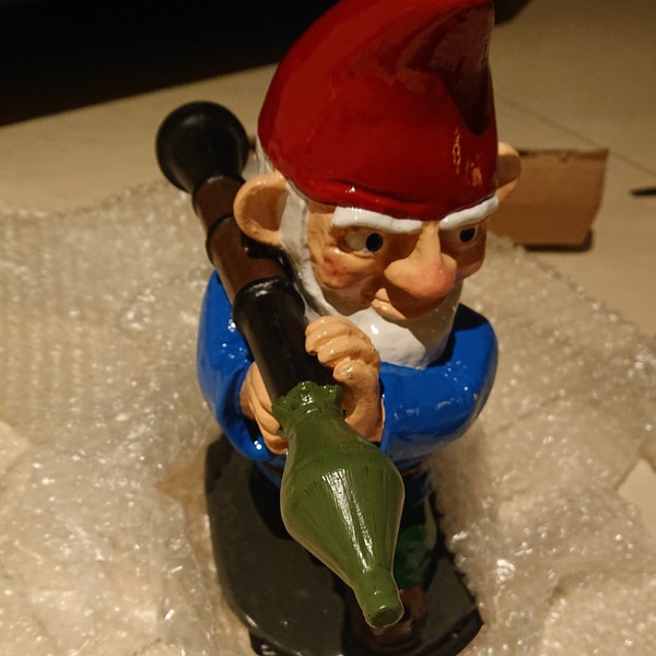 Combat Garden Gnome With Rocket Launcher - Etsy