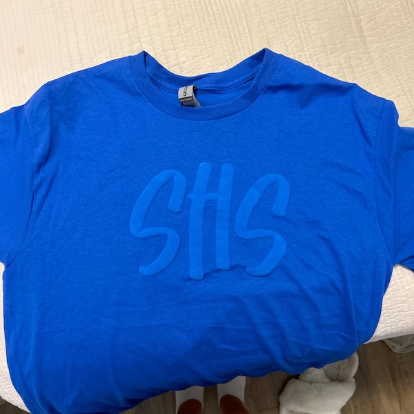 Custom Puff Print Team Name T-shirt, Personalized Puff Writing for ...