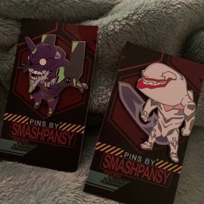 Eva Unit 01 Enamel Pin updated Design - Etsy