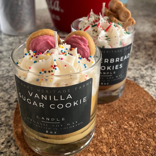 Birthday Cake Dessert Candle - Etsy