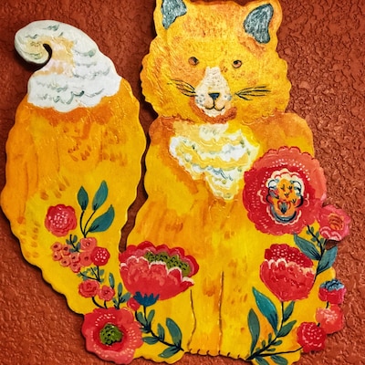 Wood Fox Sign by Kimberly Hodges Baby Fox Sign Fox Print - Etsy