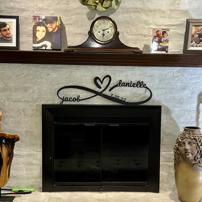 Personalized Metal Infinity Sign, Infinity Name Sign , Custom Metal ...