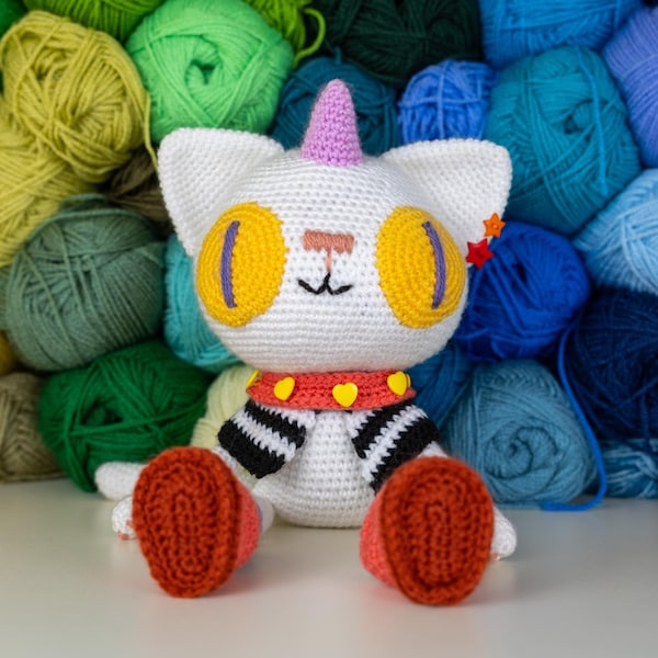 Chester_the Punkat_crochet Pattern - Etsy