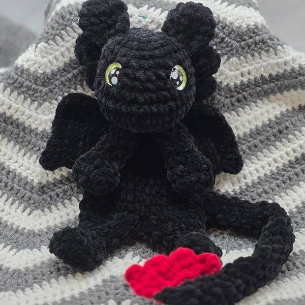 2 Pattern Bundle: Nova the Fury Dragon - Plushie and Snuggler Versions ...