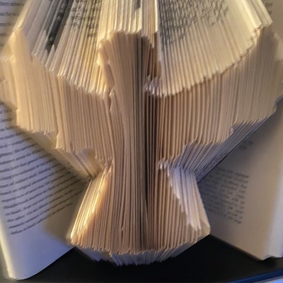 Angel Book Folding Pattern, How to Book Fold Instruction, Downloadable ...