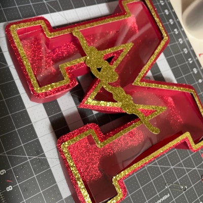 Letter M Box,caja Mom, Mom Box, Letra M Varsity, Días De Las Madre Caja ...