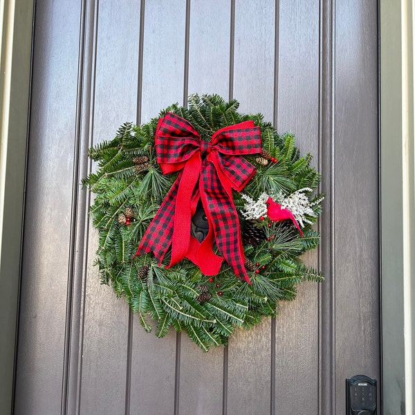 Christmas Wreath polar Eclipse Balsam Fir Evergreen Wreath Maine Made ...