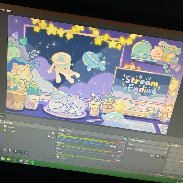 4 Animated Cozy Stream Screens for Twitch Twitch Overlay Stream Overlay ...