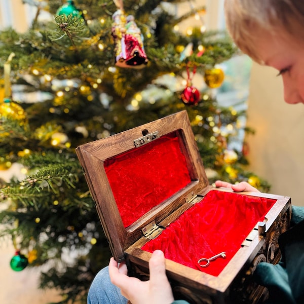 Personalized Wooden Secret Lock Puzzle Box, Heart Jewelry Box, Wood ...