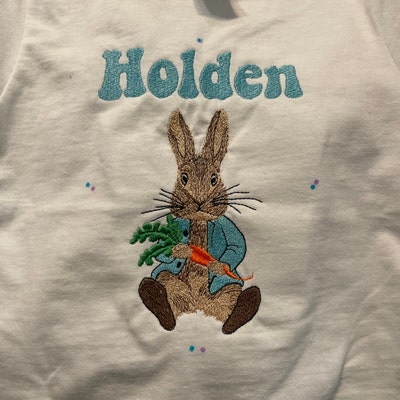 Easter Bunny Embroidery Design Peter Rabbit Machine Embroidery Design 2 ...