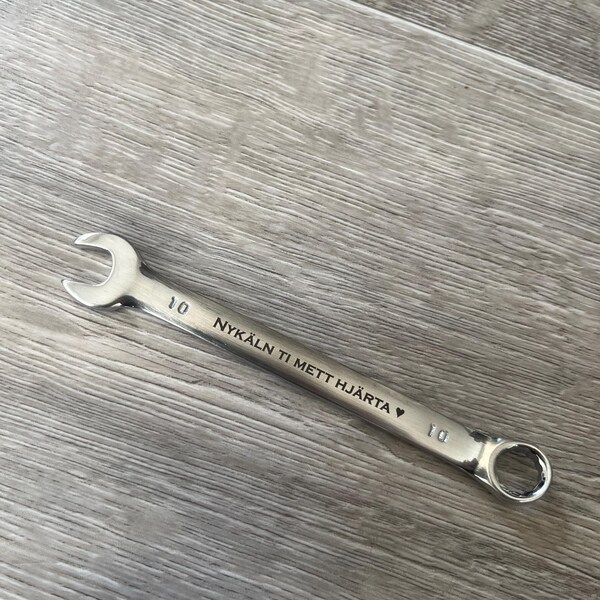 Personalized Wrench, Custom Engraved Spanner, Best Gift for Dad ...