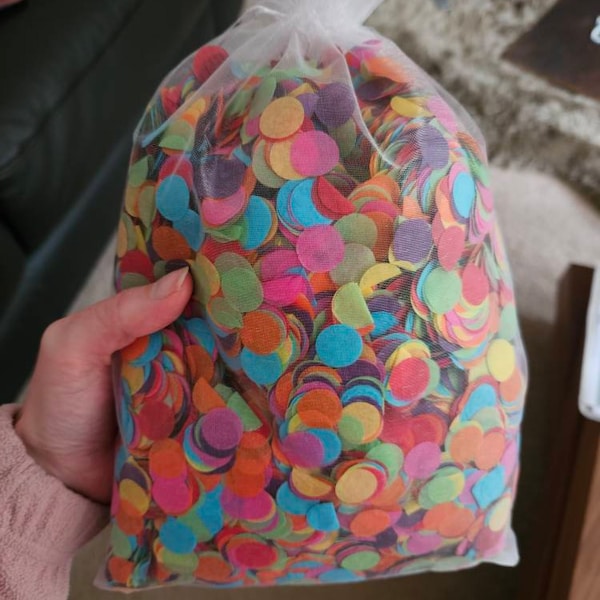 Biodegradable Confetti Bright Rainbow Confetti Mix Perfect for Carnival ...