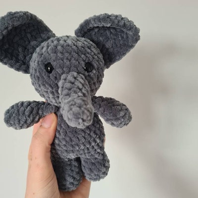 Pocket Elephant Pattern/ Amigurumi/ Tutorial/ Crochet Pattern/ Digital ...