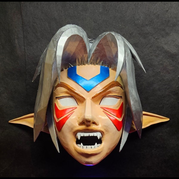 Fierce Deity Mask | Legend of Zelda Wall Decor | 3D Printed & Hand ...