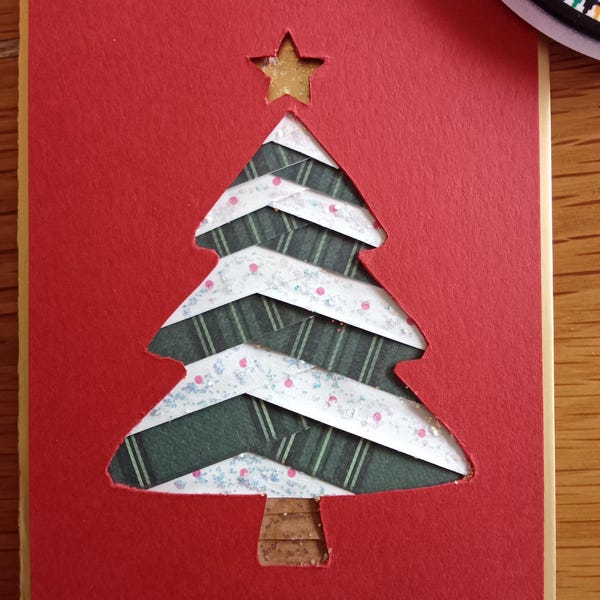 Christmas Tree Iris Folding Pattern Template Bundle PDF & SVG ...