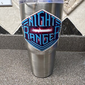 FOREIGNER Vinyl Decal Sticker Transfer Band Logo New York City Music 70 ...