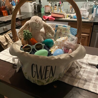 Peter Rabbit Personalized Easter Basket Liner Custom Easter - Etsy