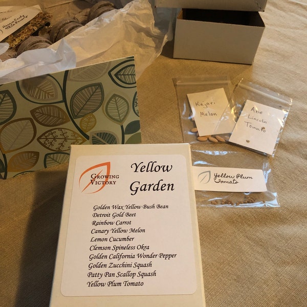 Children's Garden Seeds Boxed Gift Set - Ten Varieties - DIY Garden Kit ...