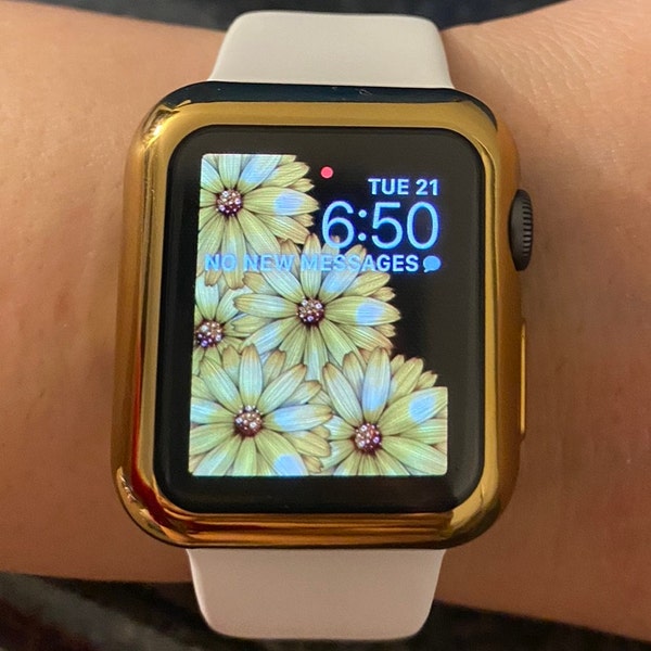 Apple Watch Wallpaper Yellow Flower Orignal Art for Your Apple Watch ...