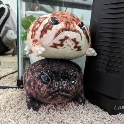 NEW Rain Frogs Grumpy Frog Mini Plushie Stuffed Animals - Etsy