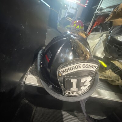 Reversed Fully Reflective AMERICAN FLAG Fire Helmet Car - Etsy