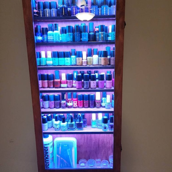 Shot Glass Display Case With Led, Shot Glass Display Shelf, Bar Display ...