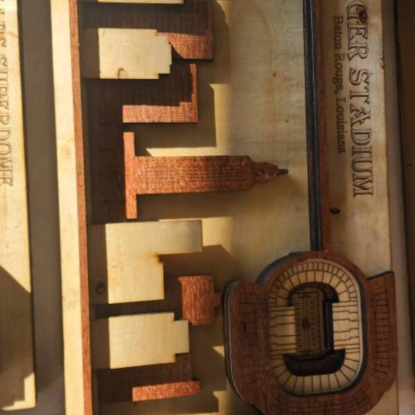 Laser Cut SVG Digital Cut File |kansas City, Missouri Skyline and 3D ...