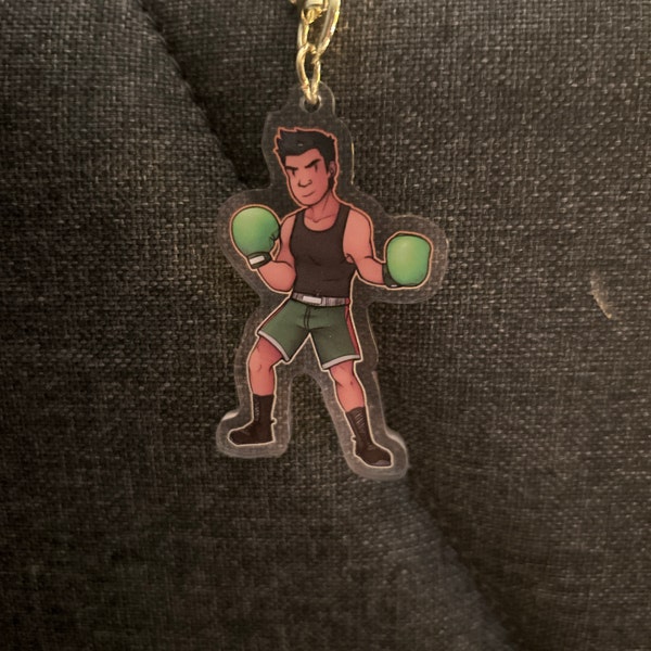 Catboy Glass Joe & Great Tiger Punch-out Acrylic Charms - Etsy