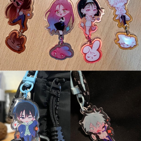 Alien Stage Linked Charms | Ivan | Mizu | Luka | Till | Hyunna | - Etsy