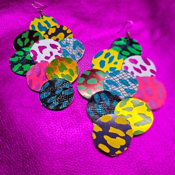 Leather SCRAPS Bag, GOLD Color, Fancy Textures, Foils and Softness ...