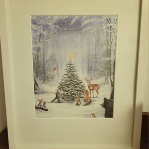 Chipmunks Roasting on an Open Fire, Christmas Card, Happy Holidays Card ...